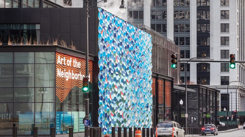 Atmospheric wave wall by Studio Olafur Eliasson, Chicago - Fielitz GmbH ...